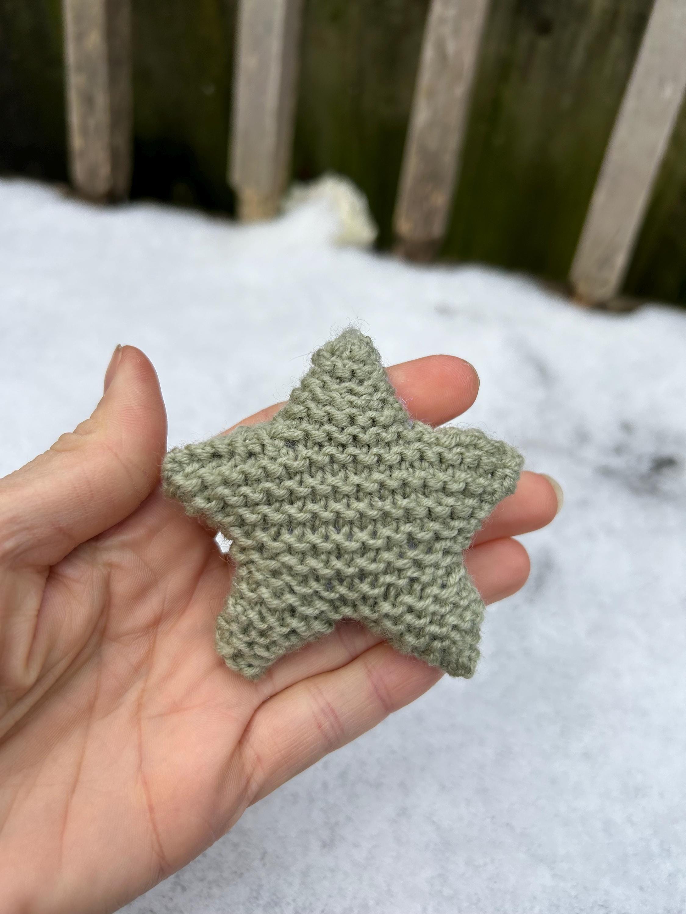 Knitted Star Pattern, English Pattern Only - Etsy