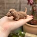 Dachshund Knitting Pattern: Knit Flat (PDF Pattern) - Etsy