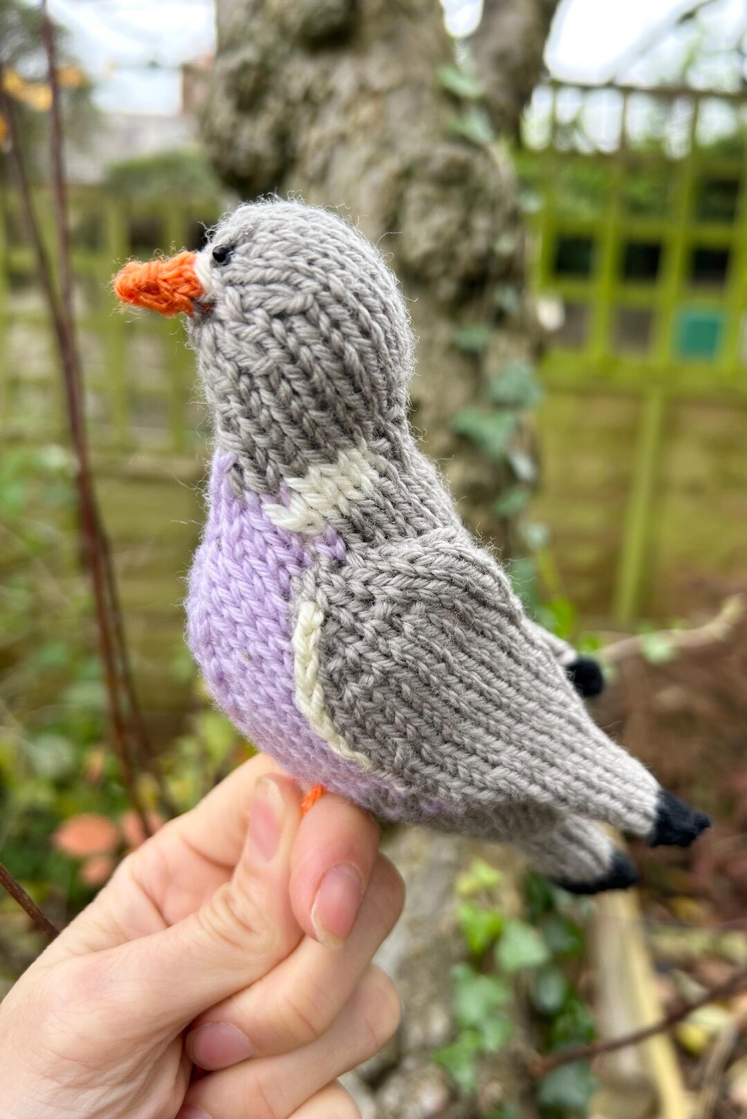 Knitted Pigeon Pattern, Pdf Knitting Pattern, Knitting Pattern - Etsy