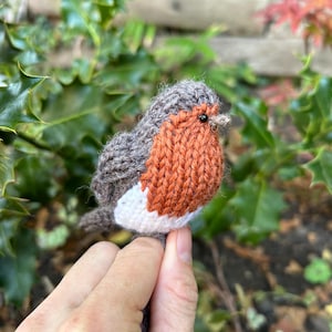 Knitted Robin Pattern: English PDF Download - Etsy UK