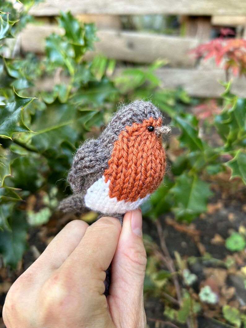 Knitted Robin Pattern: English PDF Download - Etsy UK