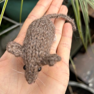 Mini Knitted Mouse Pattern, English Pattern Only - Etsy