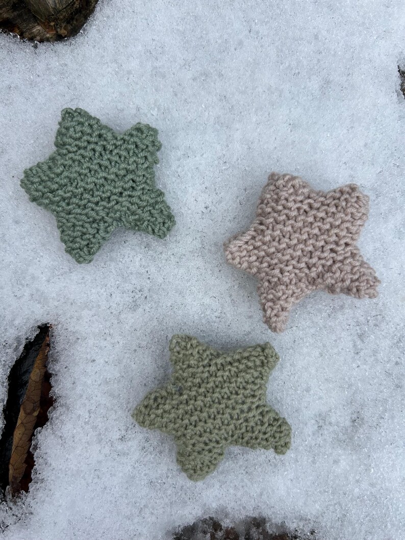Knitted Star Pattern, English Pattern Only - Etsy