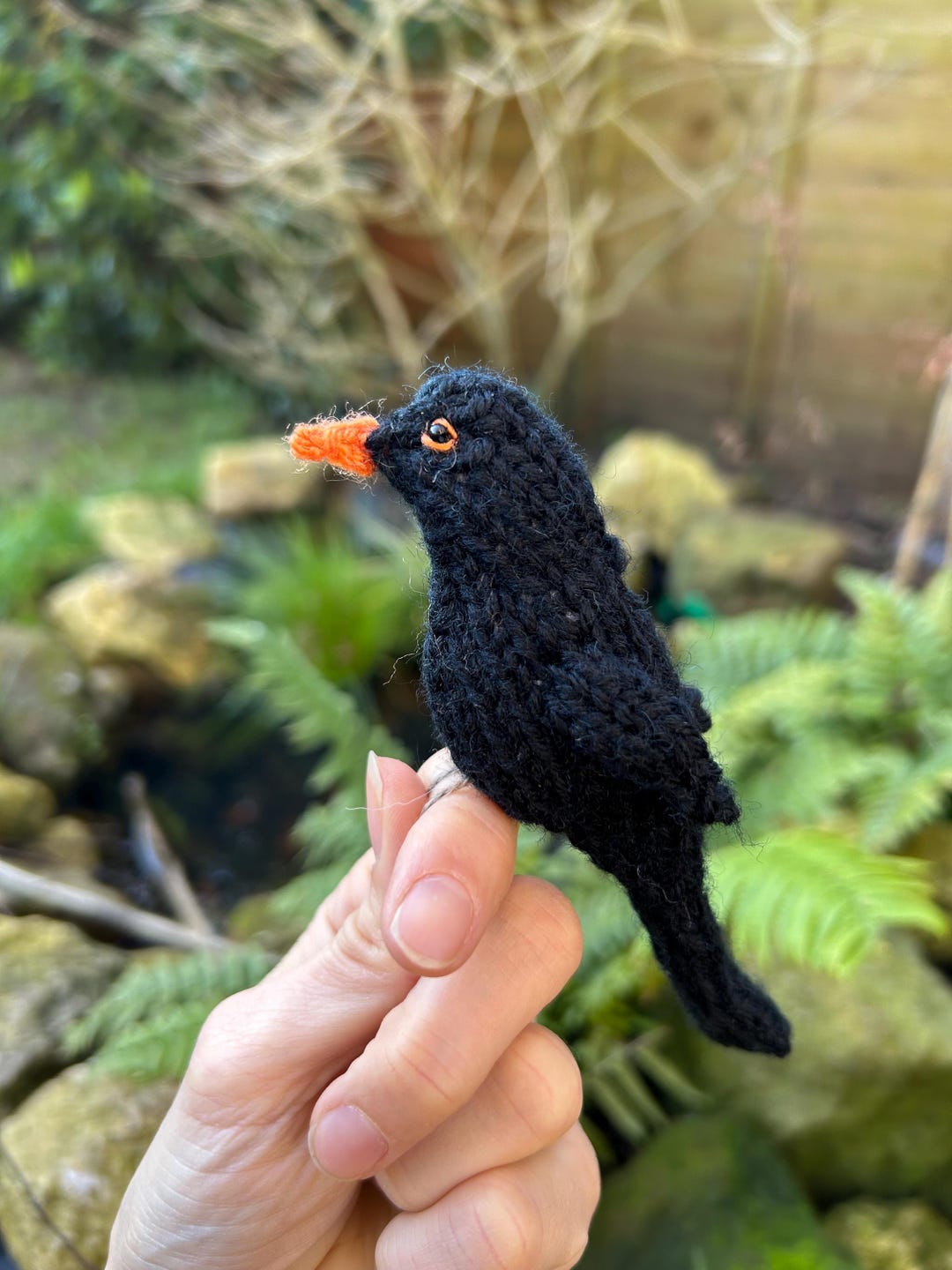 Blackbird Knitting Pattern: Knitted Bird Toy (PDF Pattern) - Etsy