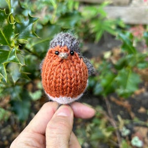 Knitted Robin Pattern: English PDF Download - Etsy UK