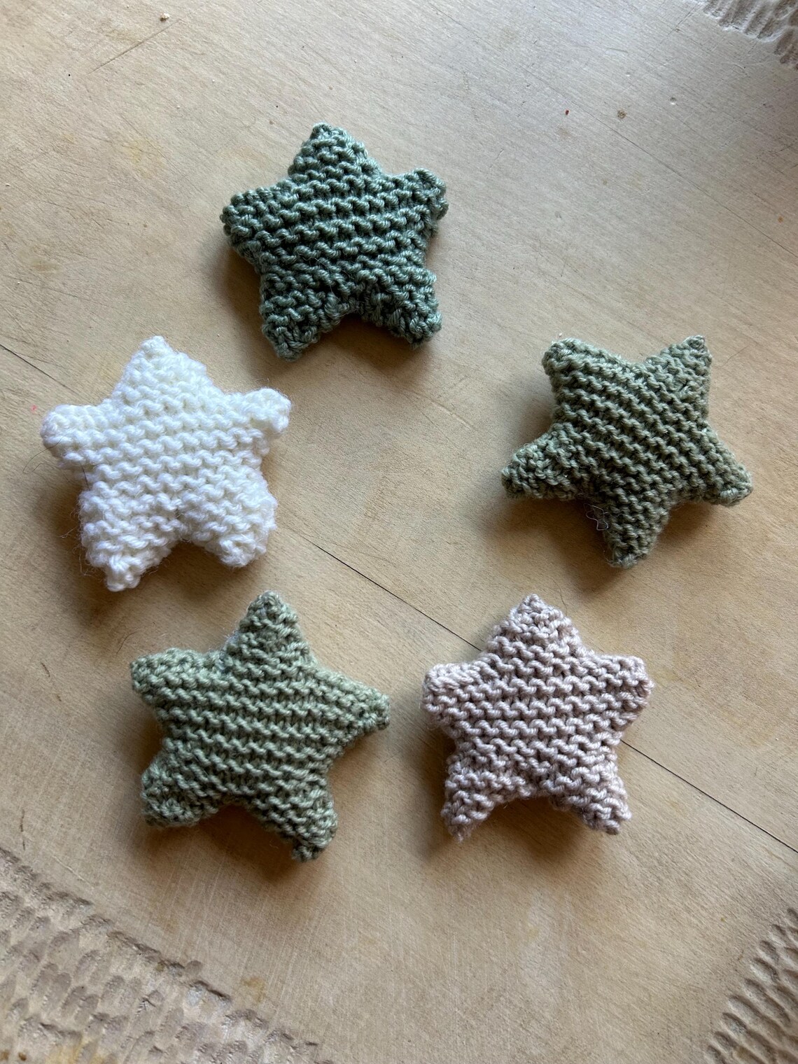 Knitted Star Pattern, English Pattern Only - Etsy