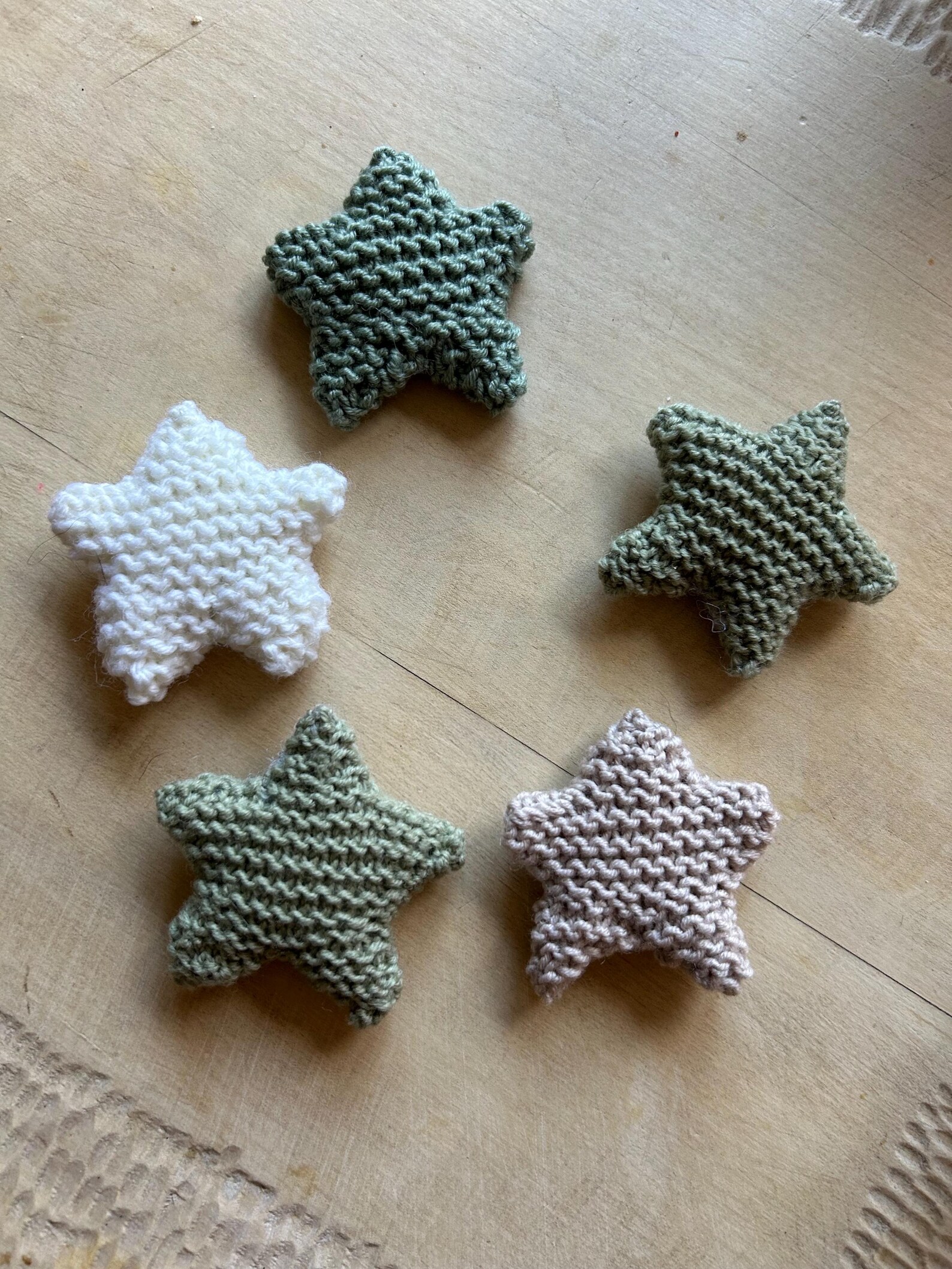 Knitted Star Pattern, English Pattern Only - Etsy