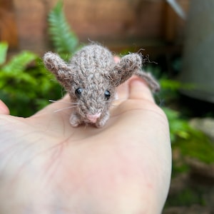 Mini Knitted Mouse Pattern, English Pattern Only - Etsy