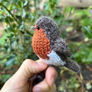 Knitted Robin Pattern: English PDF Download - Etsy UK