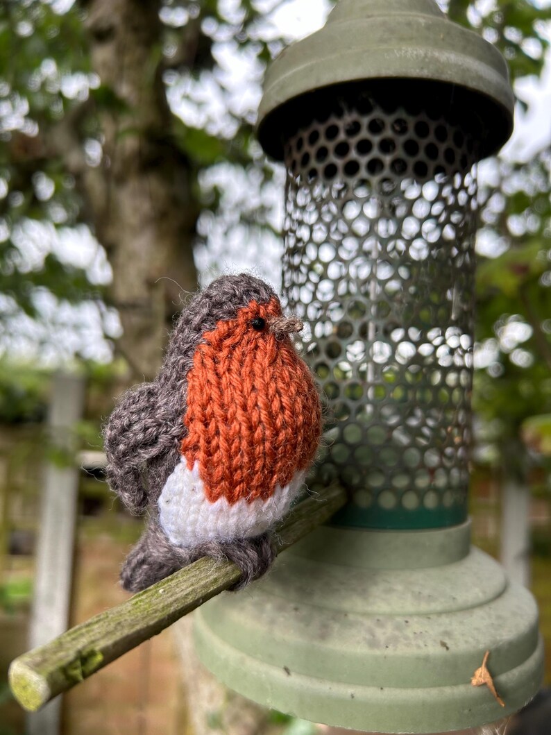 Knitted Robin Pattern: English PDF Download - Etsy UK