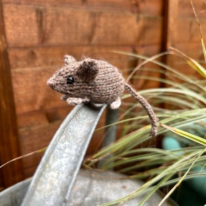 Mini Knitted Mouse Pattern, English Pattern Only - Etsy