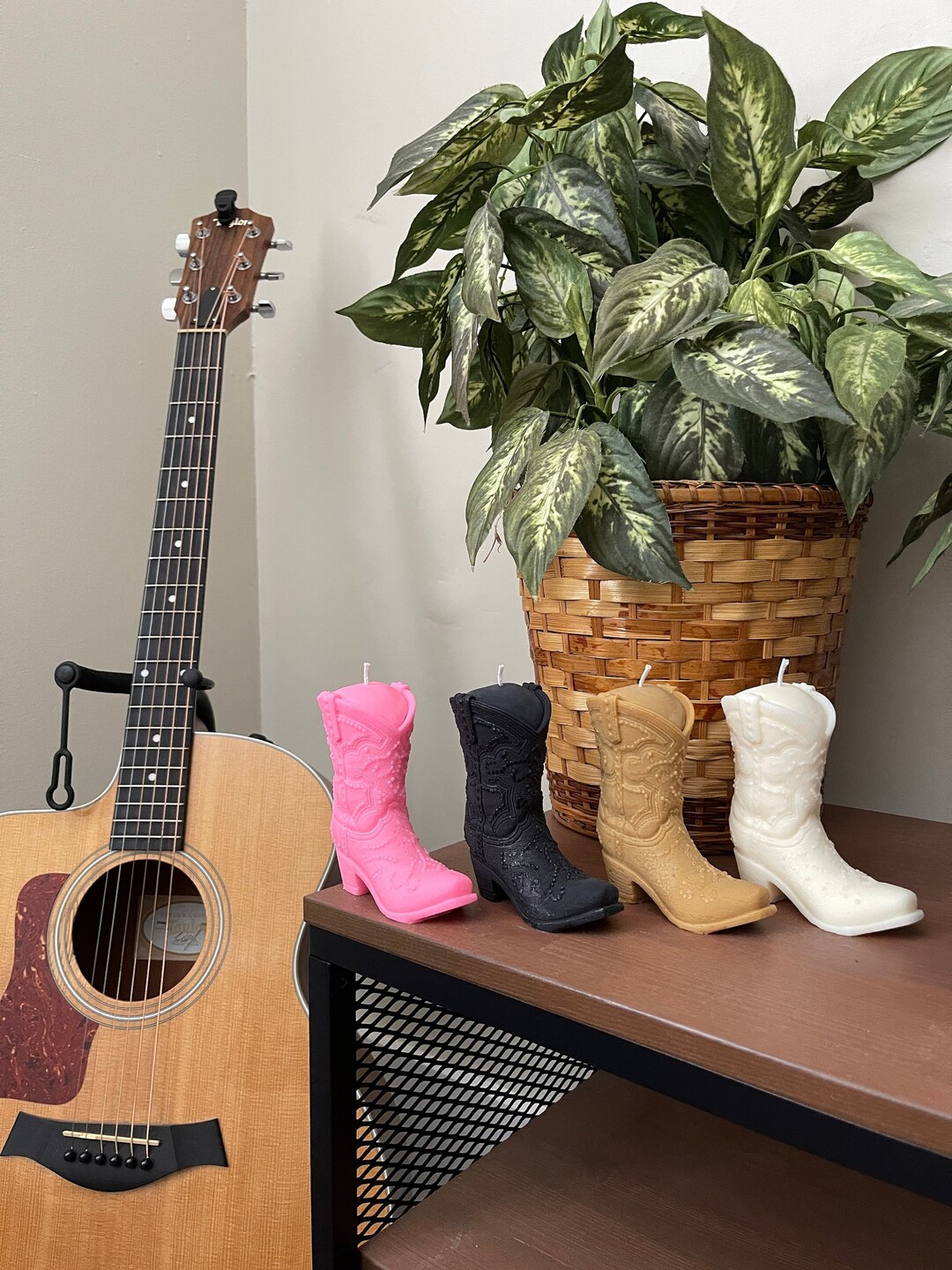 GIDDY UP Cowboy Themed Party Cowgirl Aesthetic Candle Decor Sculptural ...