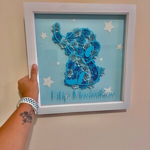 Personalised Baby Shadow Box - Etsy