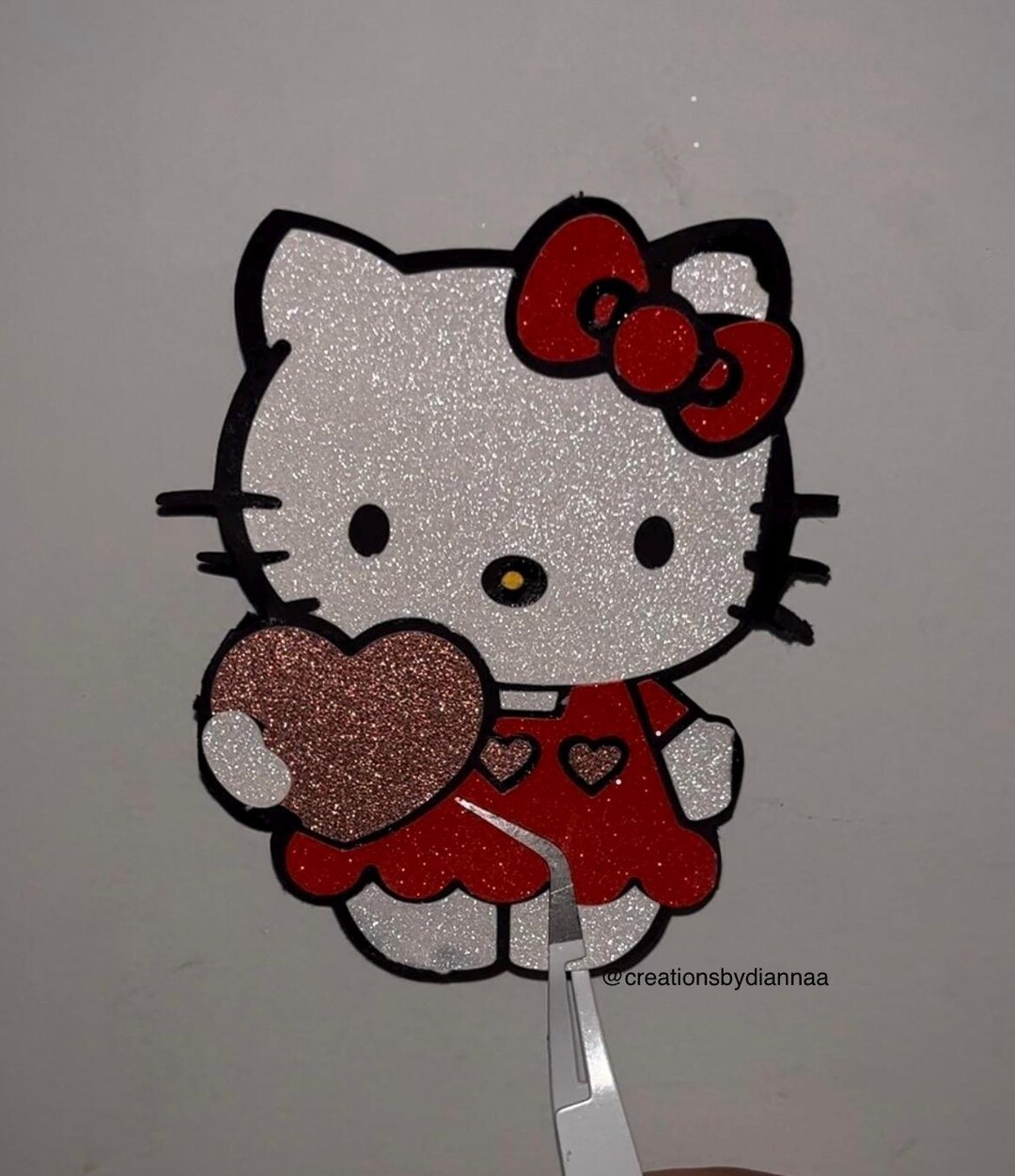 Hello Kitty Valentine Topper for Bouquets, HK Toppers, Hello Kitty Ramo ...