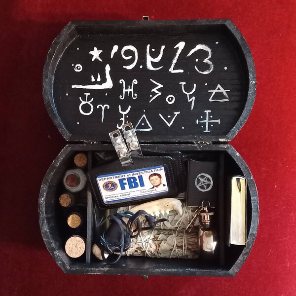 Supernatural Demon Hunting Kit - Etsy