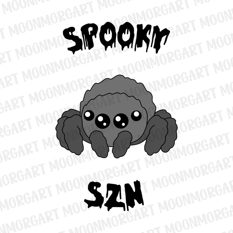 Spooky SZN Spider SVG - Etsy