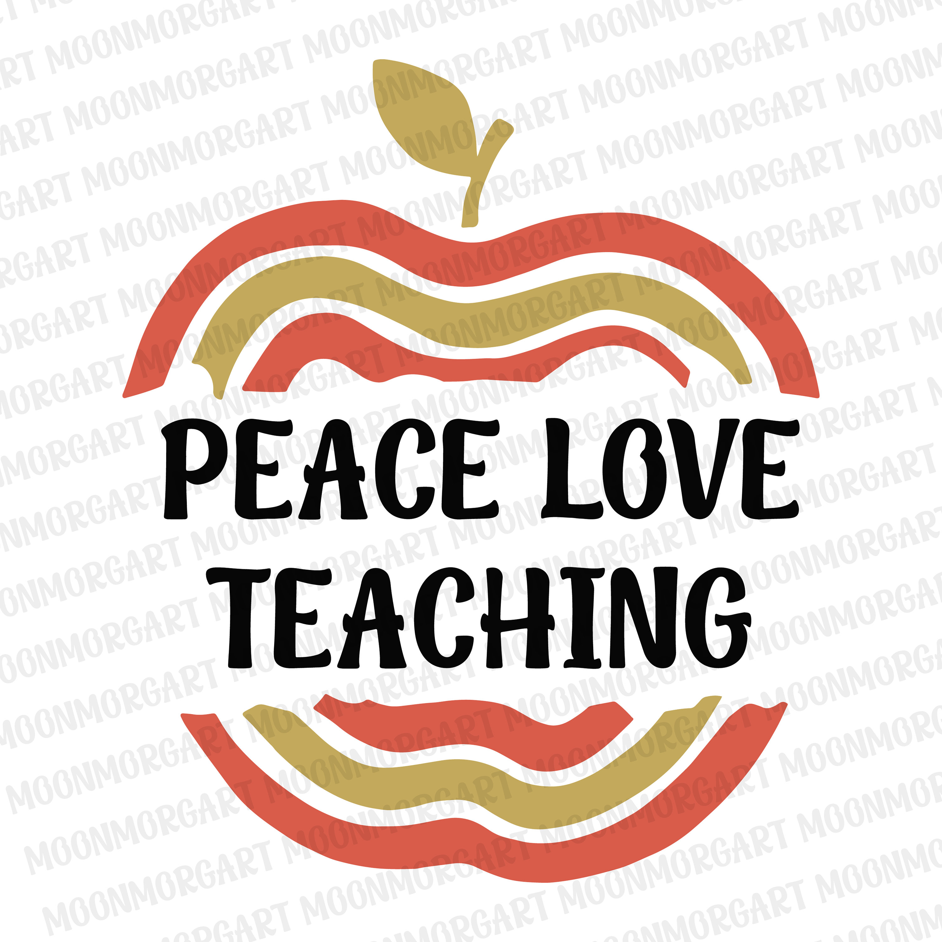 Peace Love Teaching SVG - Etsy