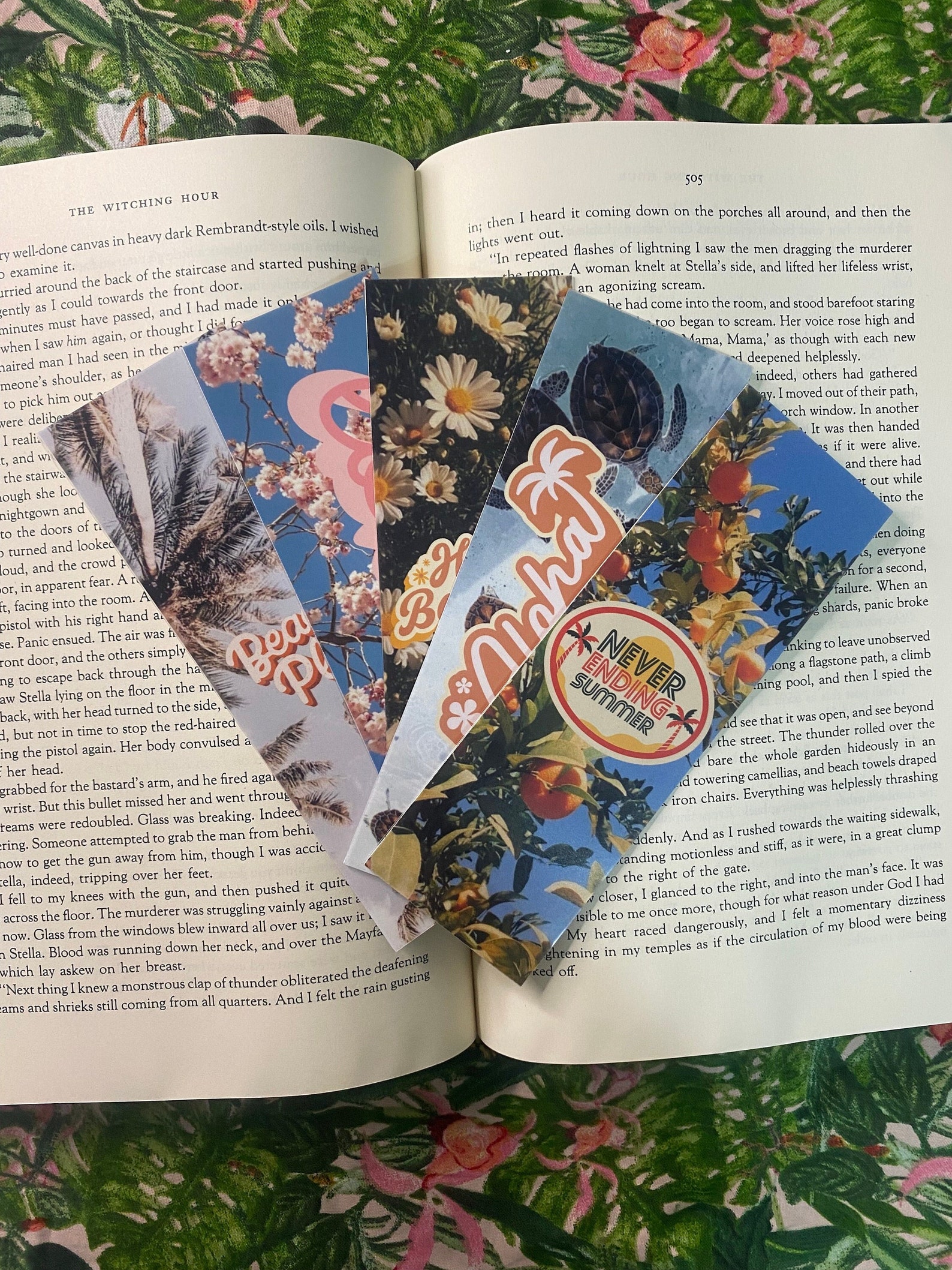 Summer Themed Laminated Handmade Bookmarks - Etsy