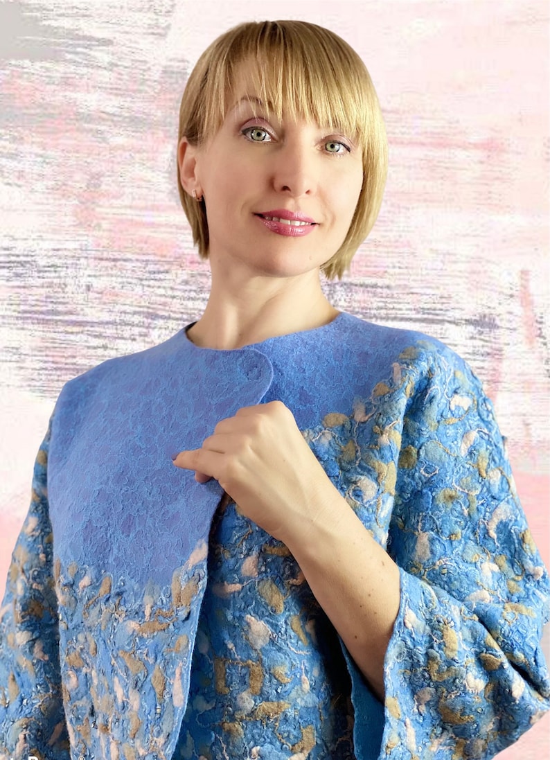 Felt Jacket Video Tutorial, Step-by-step Guide on How to Make Felting a ...