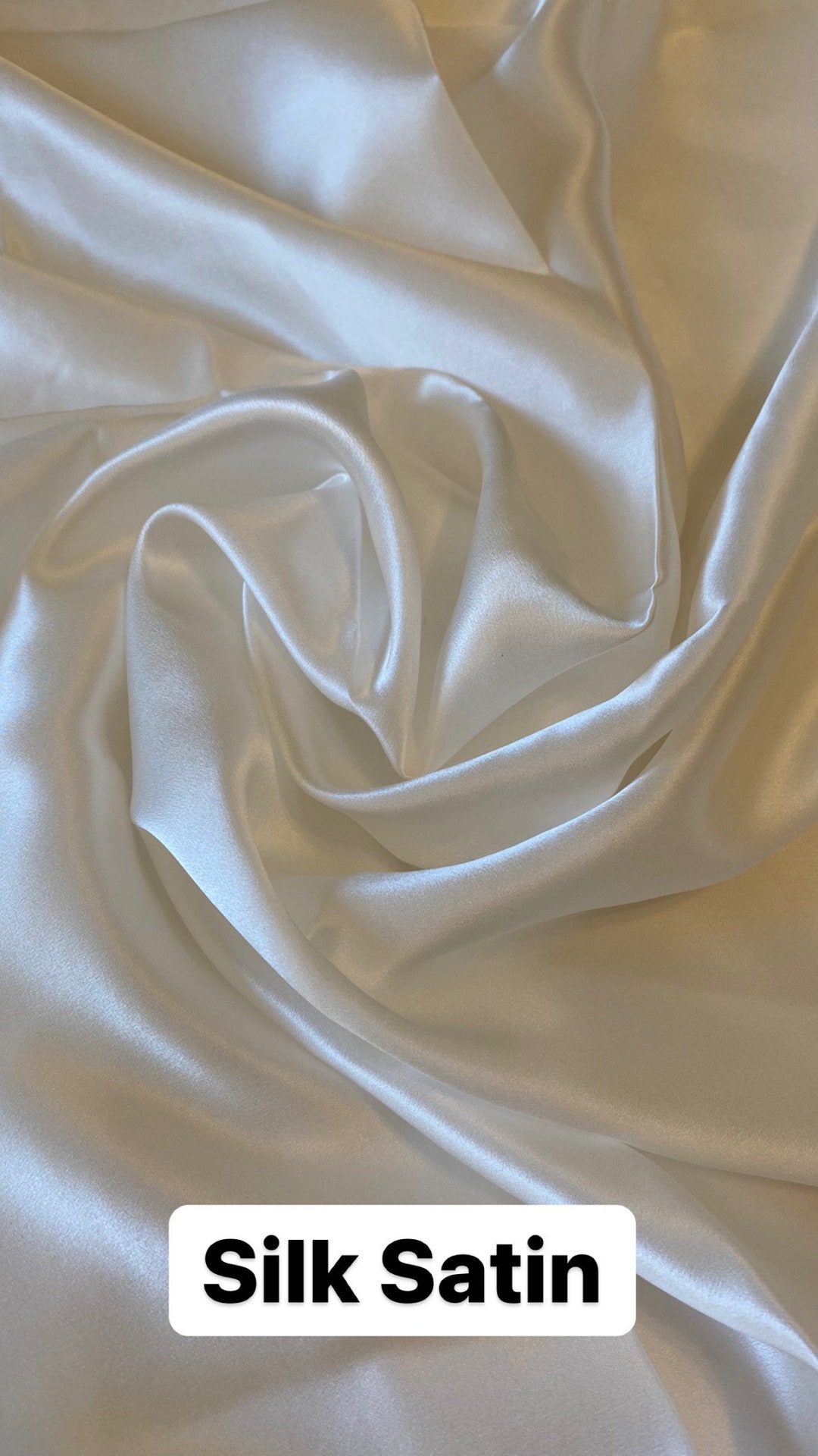 Silk Satin Scarf, Glossy Silk, Italian Silk, White 100% Silk for Dyeing ...