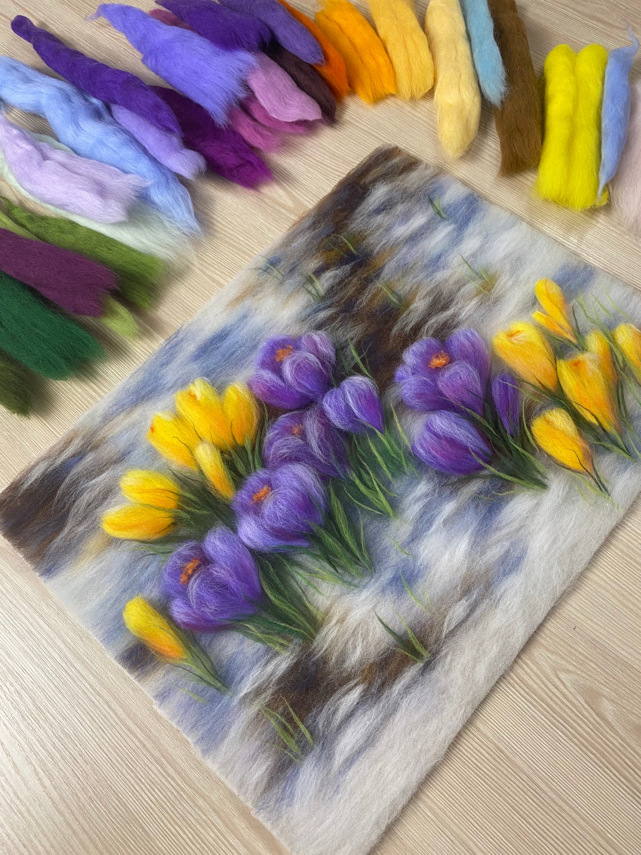 Master Class Spring Flowers From Felt Video Lesson Drawing - Etsy