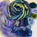 Video Tutorial Dry Felting Technique Wool Iris Pattern, Video Lesson ...