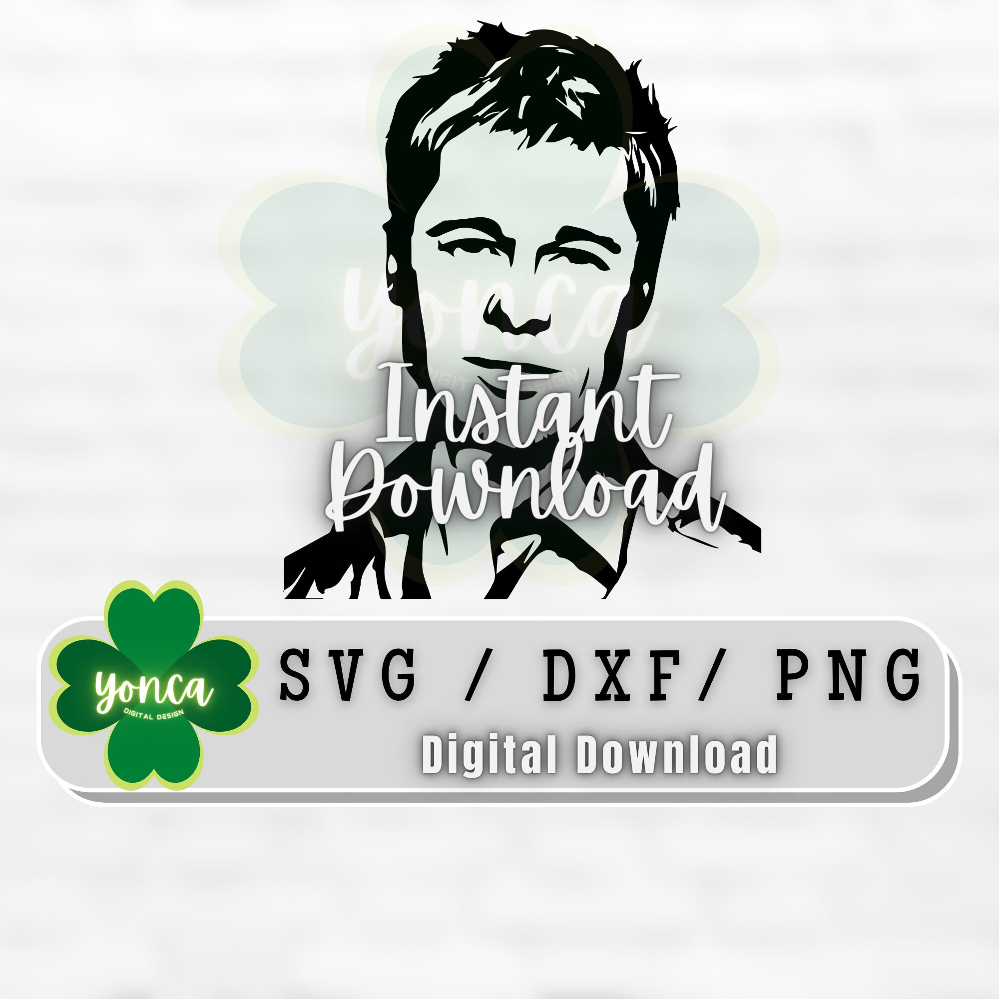 Brad Pitt Silhouette Artist Silhouettes Celebrity Etsy