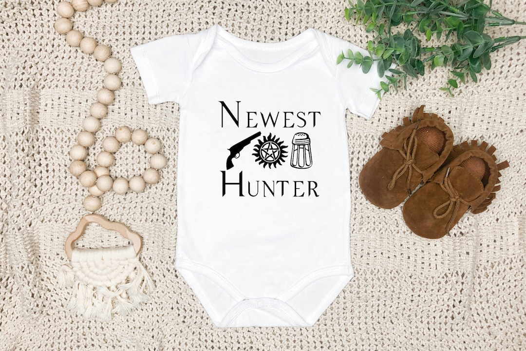 SPN Newest Hunter Onesie Baby Shower Gift Infant Toddler Newborn New ...