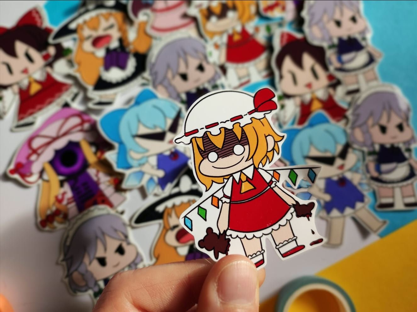 Touhou Project Meme Stickers reimu Sakuya Flandre Remilia - Etsy