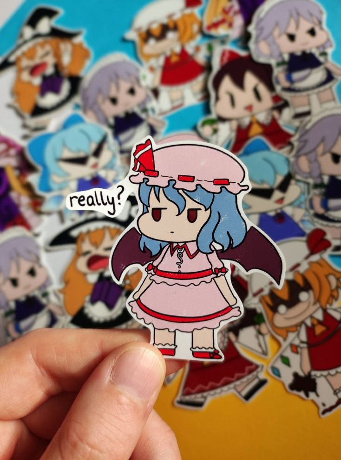 Touhou Project Meme Stickers reimu Sakuya Flandre Remilia - Etsy