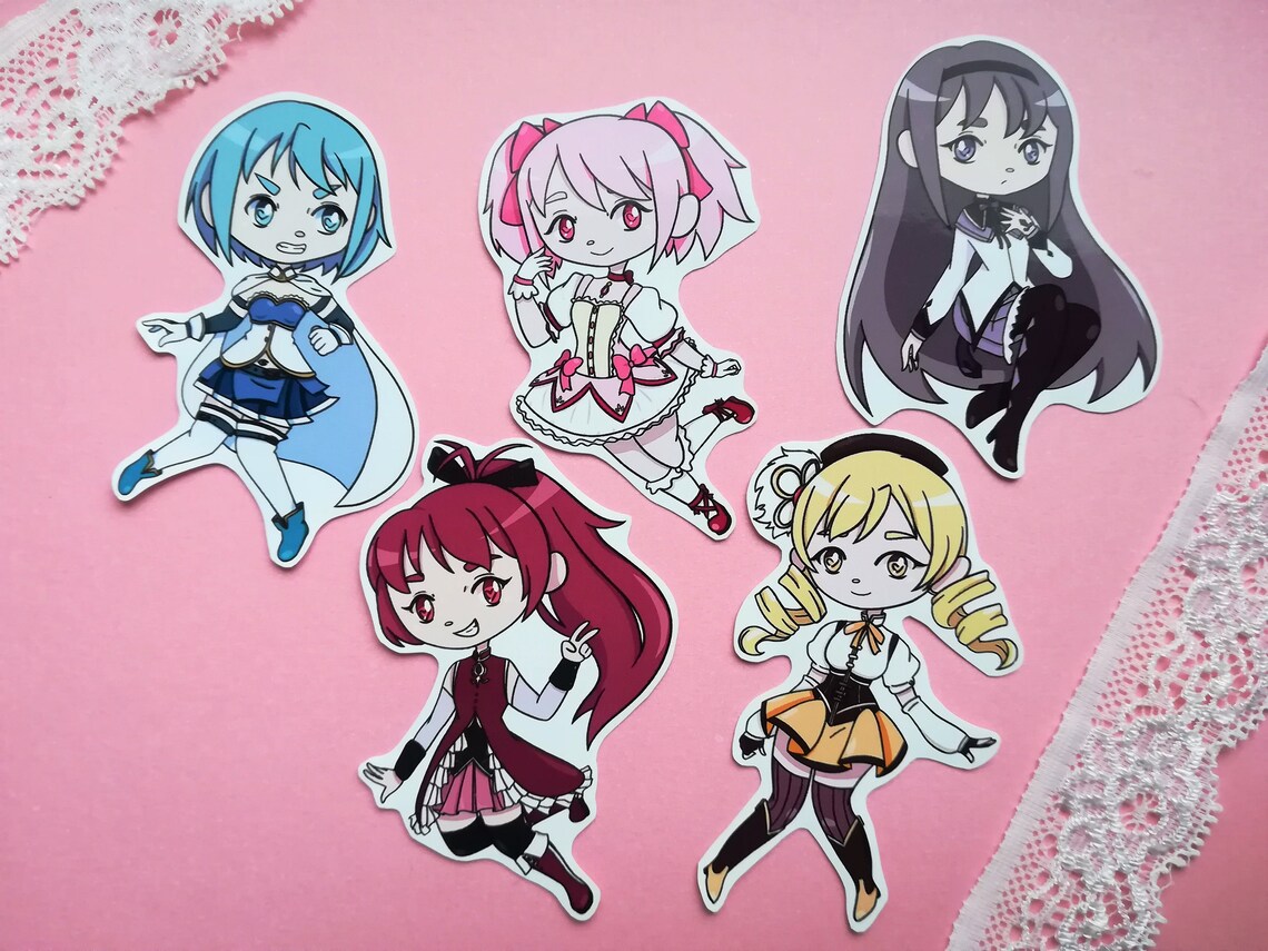 Puella Magi Madoka Magica Stickers | Etsy