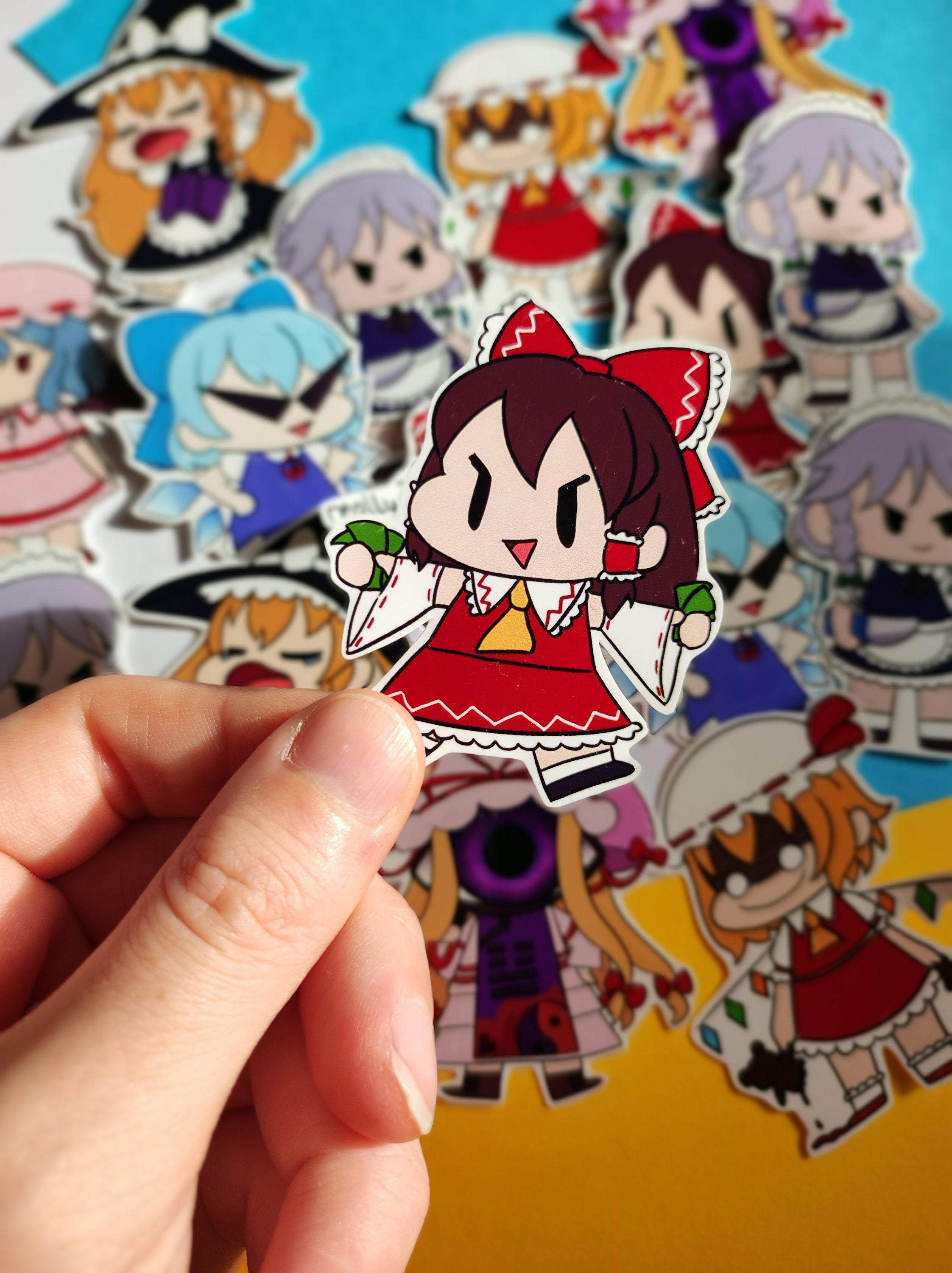 Touhou Project Meme Stickers reimu Sakuya Flandre Remilia - Etsy