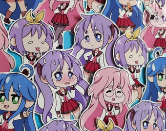 Konata Izumi (lucky Star) Sticker Design, Anime Fanart, Digital Design ...