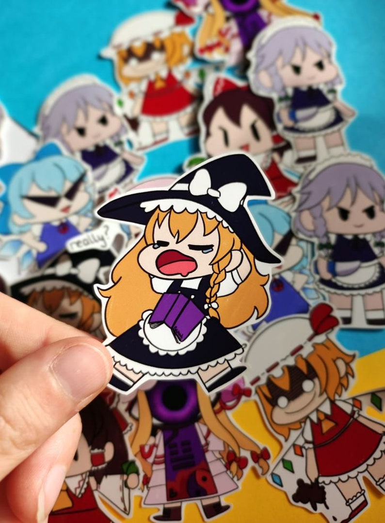 Touhou Project Meme Stickers reimu Sakuya Flandre Remilia - Etsy