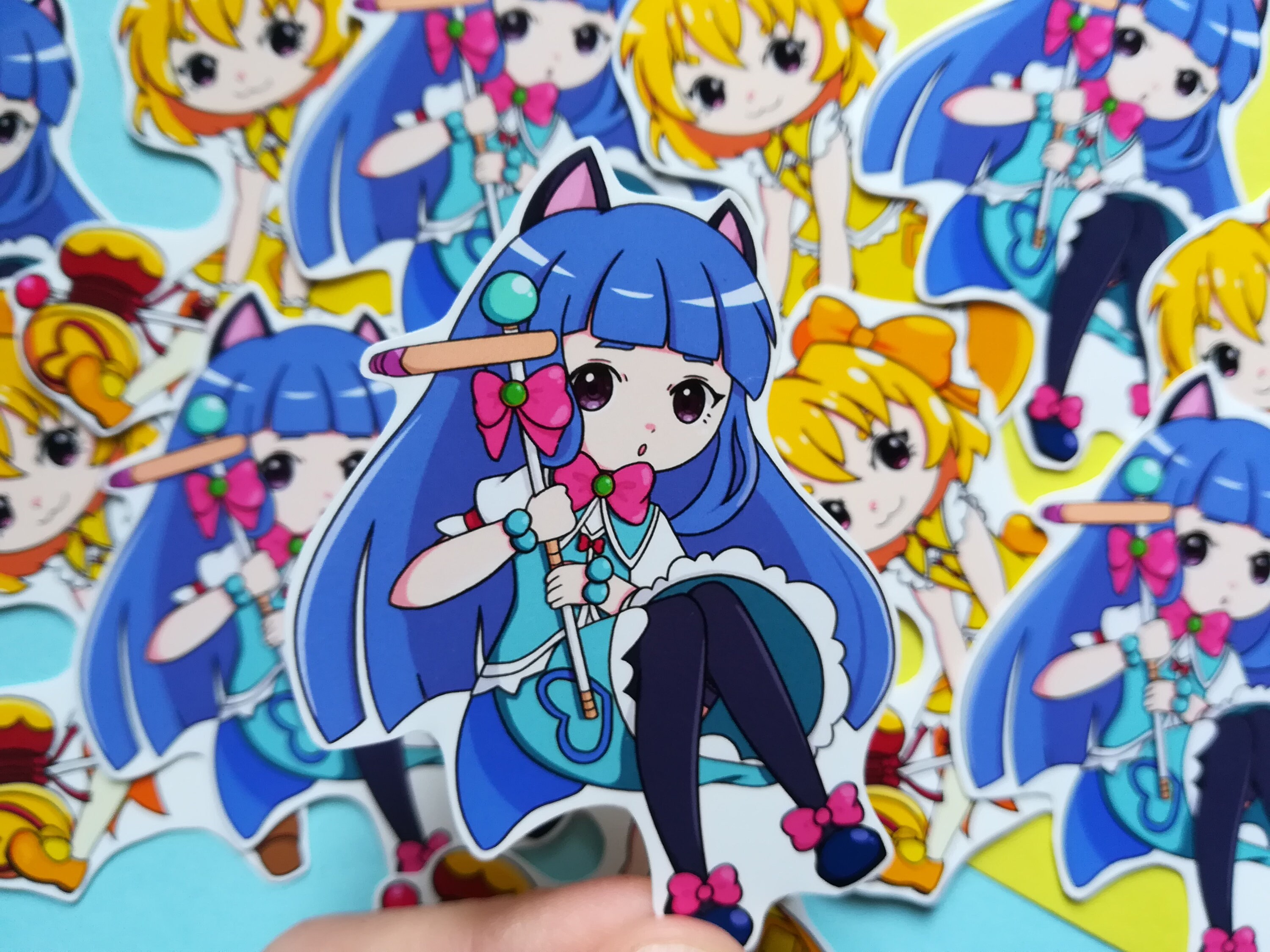 Satoko & Rika Magical Girl Sticker Higurashi No Naku Koro Ni - Etsy