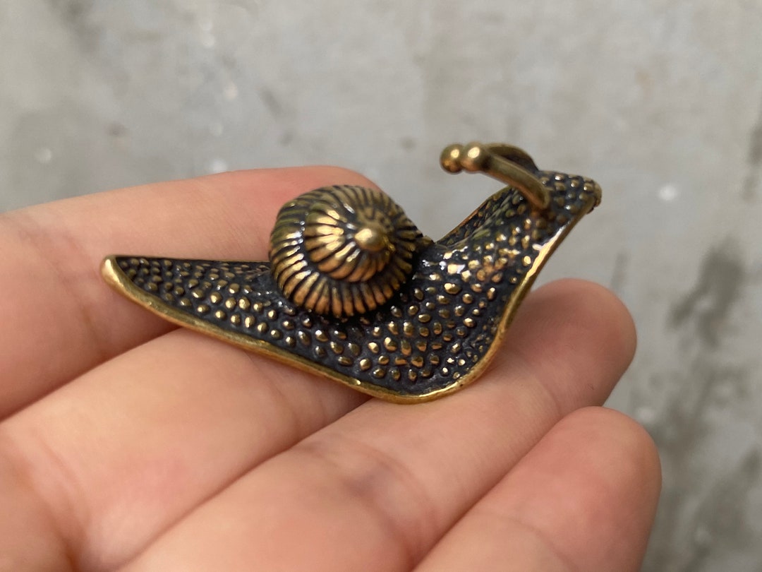 Lot of 2 Home Decor Copper Snails Sculpture Craft Ornament - Etsy