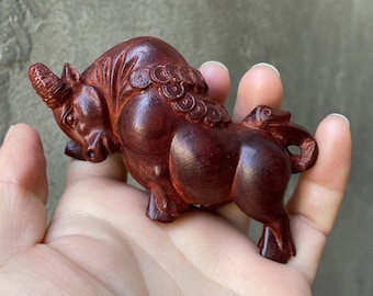 Wood Ox Carving - Etsy