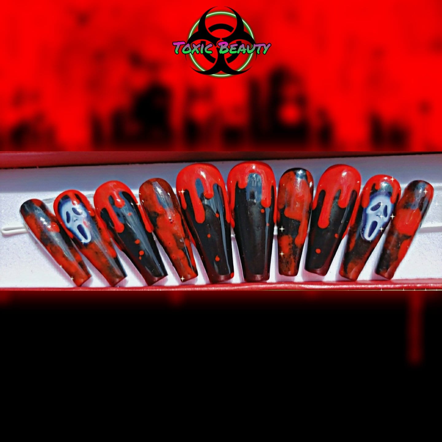 Halloween/killer Inspired Press on Nails - Etsy