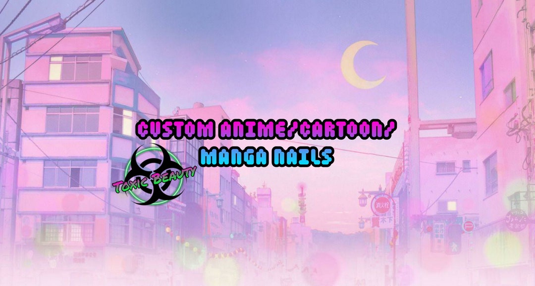 Custom Anime/cartoon/manga Press on Nails - Etsy