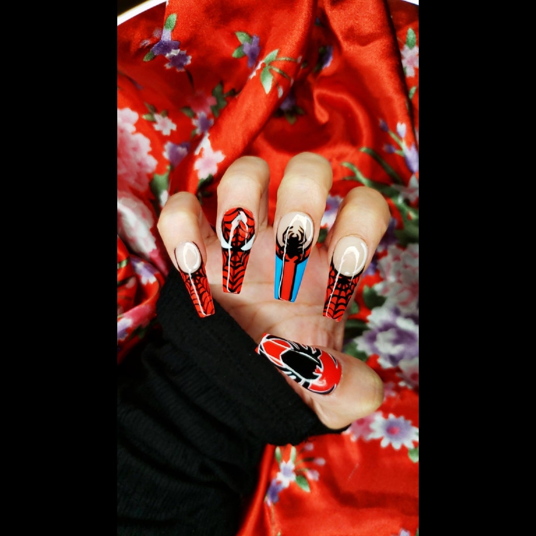 Awesome Weeb Theme Press on Nails - Etsy