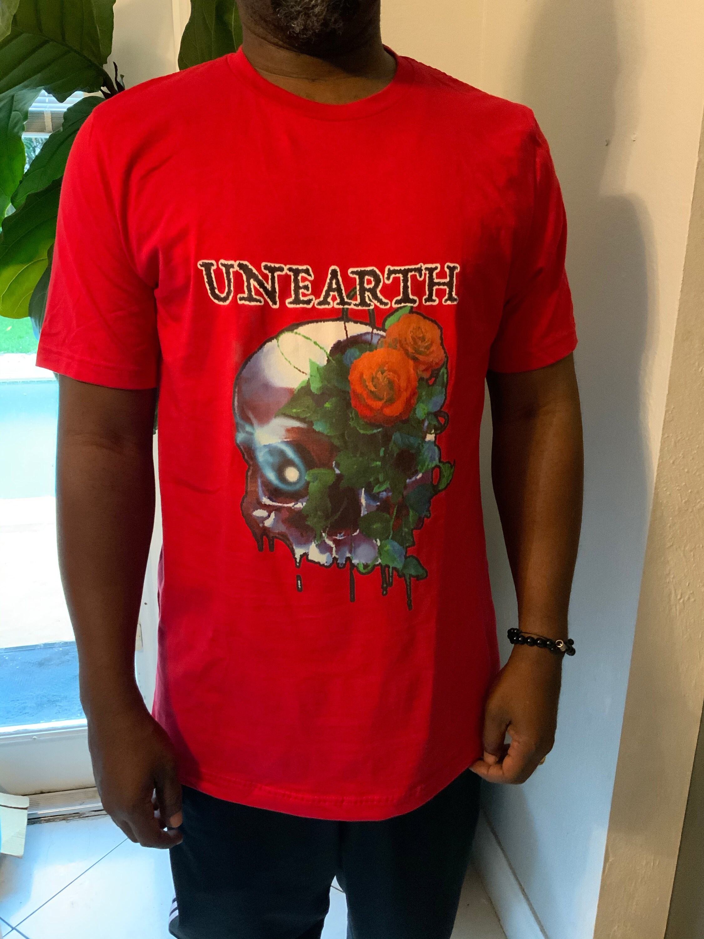 UNEARTH Skull Shirt, Sugar Skull Art Tshirt Gift for Her and Him ...