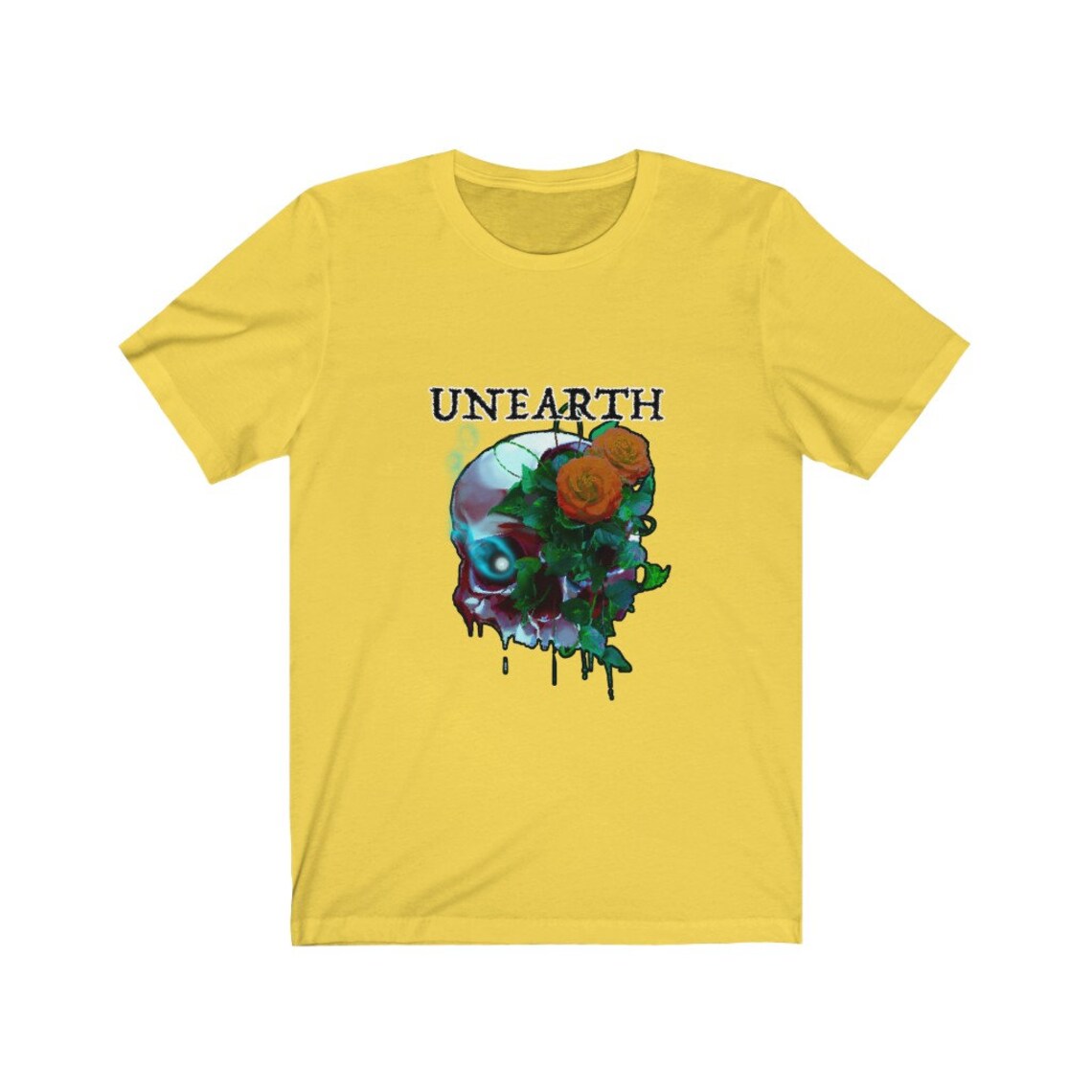 UNEARTH Skull Shirt, Sugar Skull Art Tshirt Gift for Her and Him ...