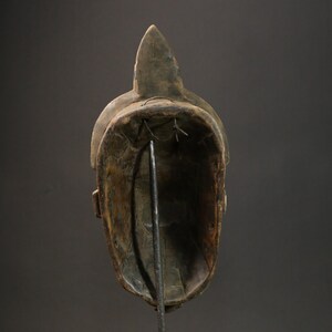 African Mask Wall Art – Baule Mblo Portrait Mask | Hand-carved Wood ...