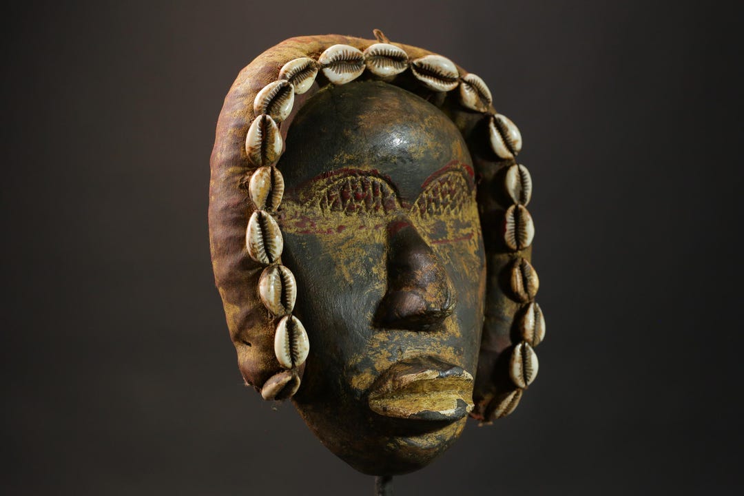 African Mask African Real Figure Vintage African Masks for Wall Art Dan ...