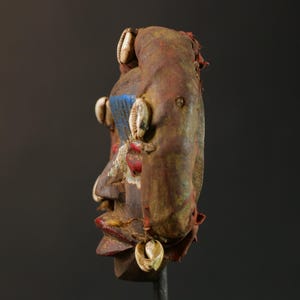 Antique African Dan Maou Wood Mask Authentic Wall Hanging for Home ...