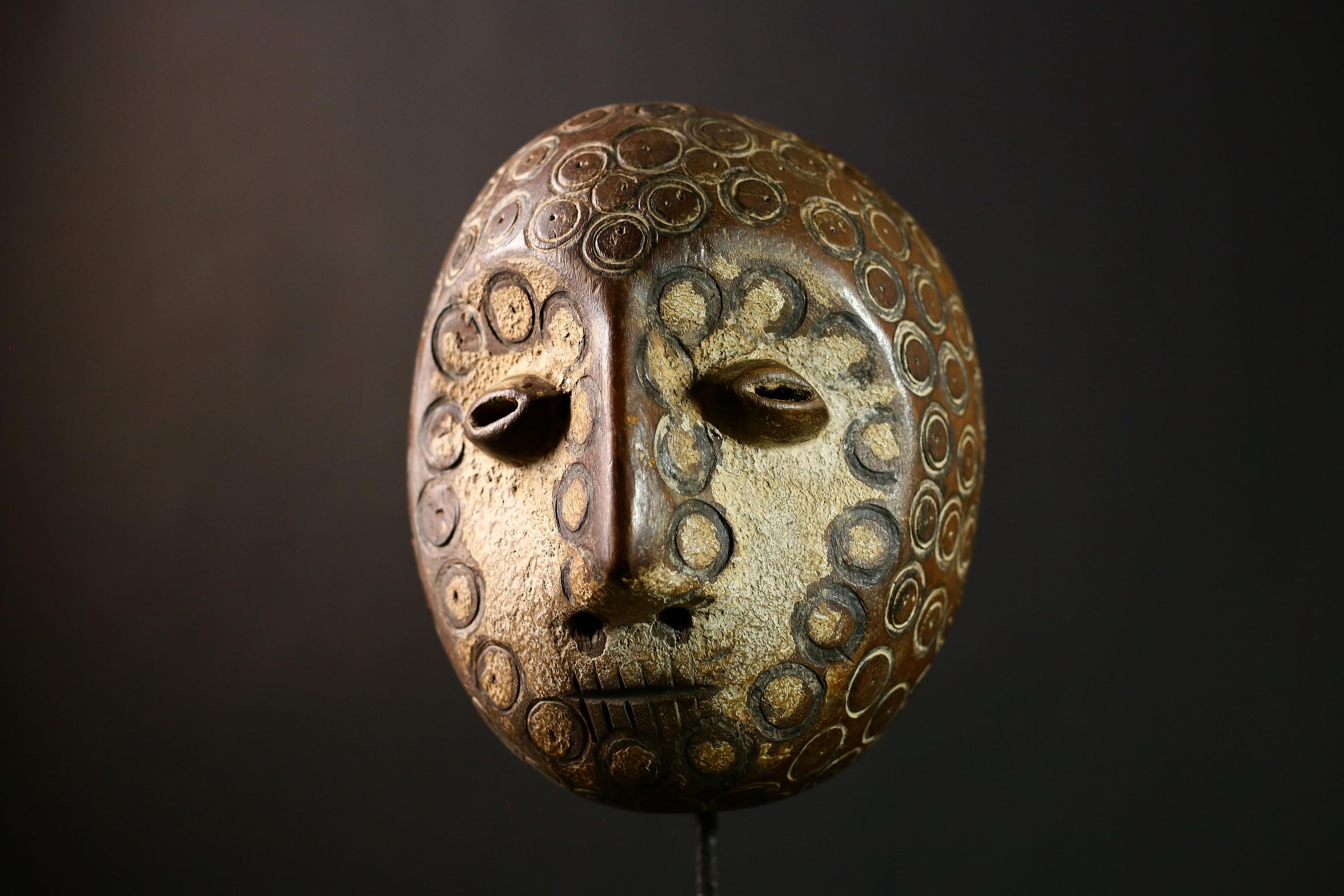Carved Wood Bwami Mask: African Congo Tribal Art Sculpture-g3936 - Etsy
