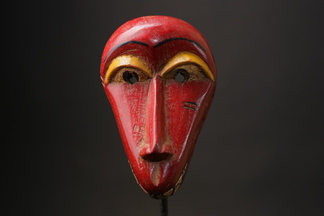 African Tribal Wood Masks Guro Vintage African Mask Large African Masks ...