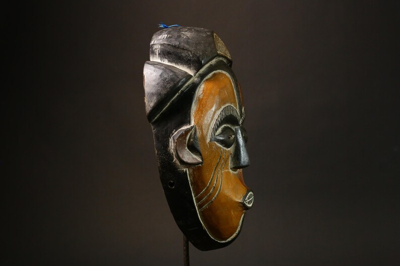 Vintage African Tribal Mask Hand Painted Wall Hanging Decor-g1610 - Etsy