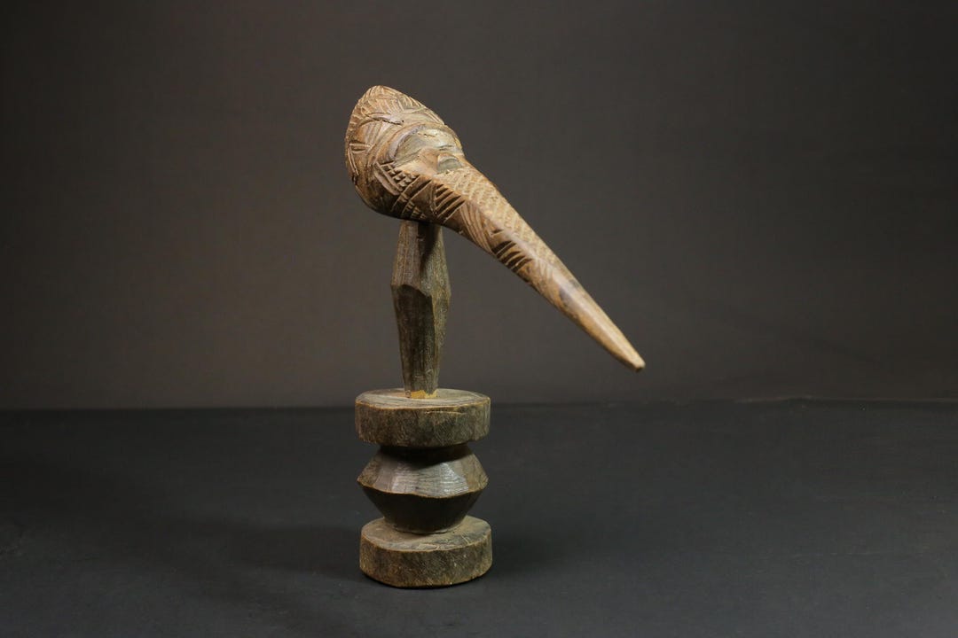 African Figure African Hand Mask Face Hand Statue Ciwara Bambara Female ...