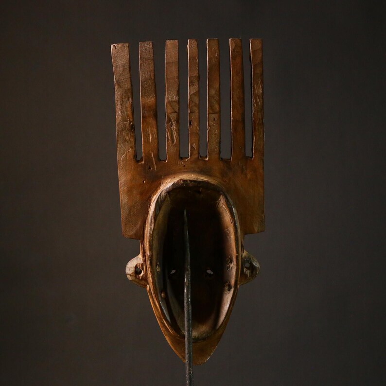 African Wall Mask Tribal Hand Carved Decor-g3414 - Etsy